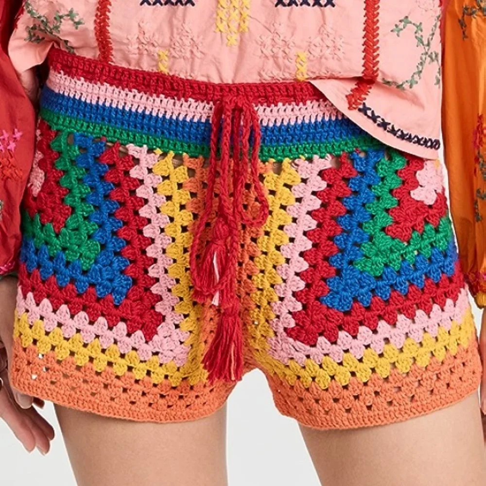 Farm Rio Crochet Shorts